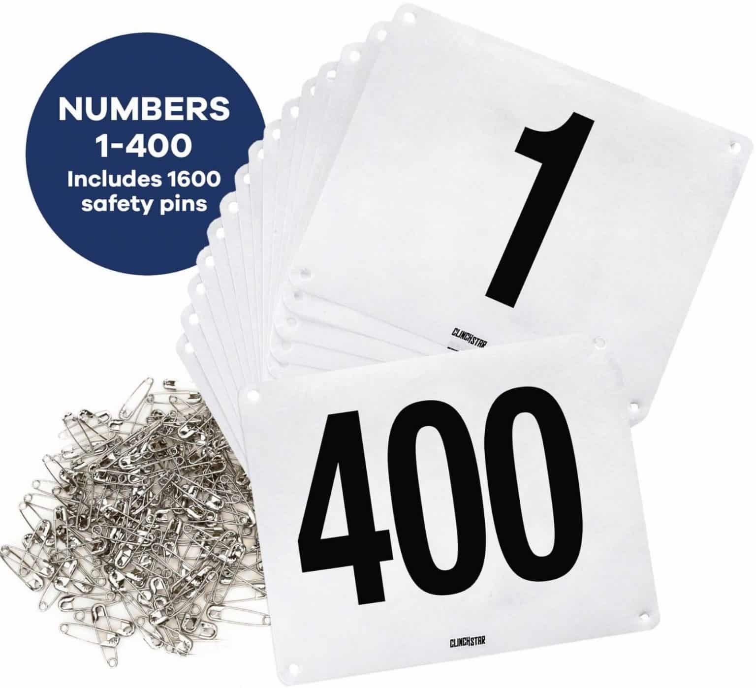 Race Bibs and Safety Pins for Sport Events | Clinch Star Race Bibs and Safety Pins for Sport Events | Clinch Star
