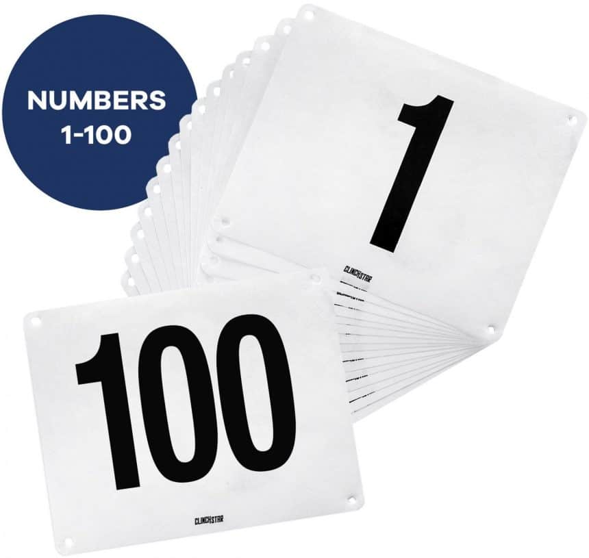 Race Bib Numbers For Running Events | Clinch Star