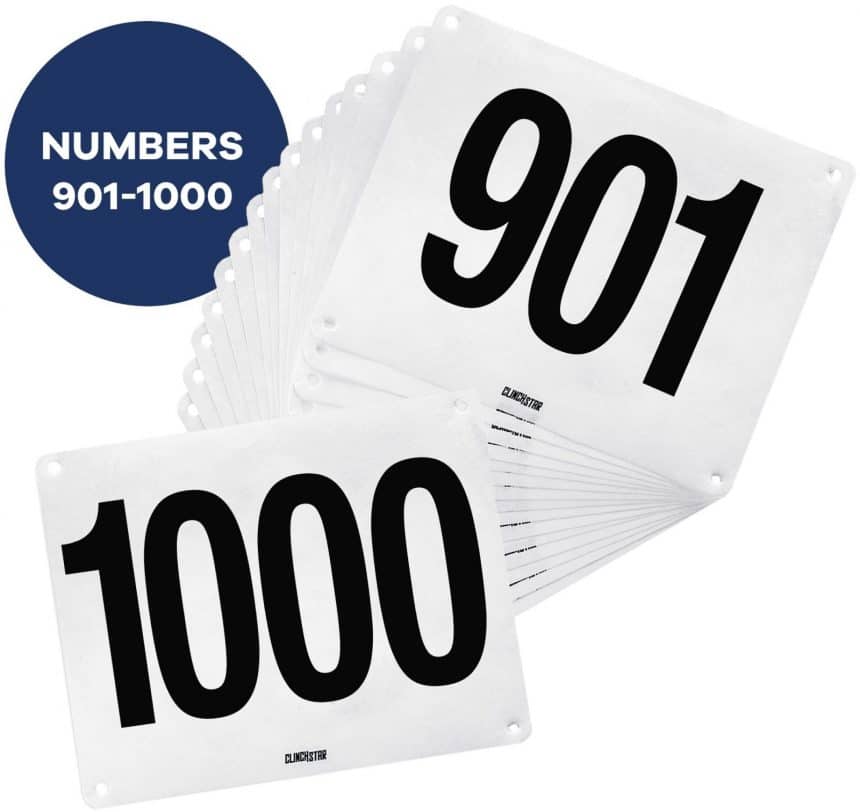 Race Bib Numbers For Running Events | Clinch Star